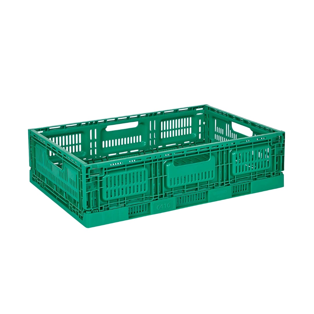 Small Plastic Collapsible Crate 600x400mm | Foldable Storage | G-Force ...