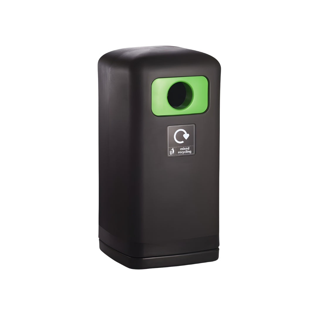100 Litre Outdoor Recycling Litter Bin with Aperture | G-Force – G ...
