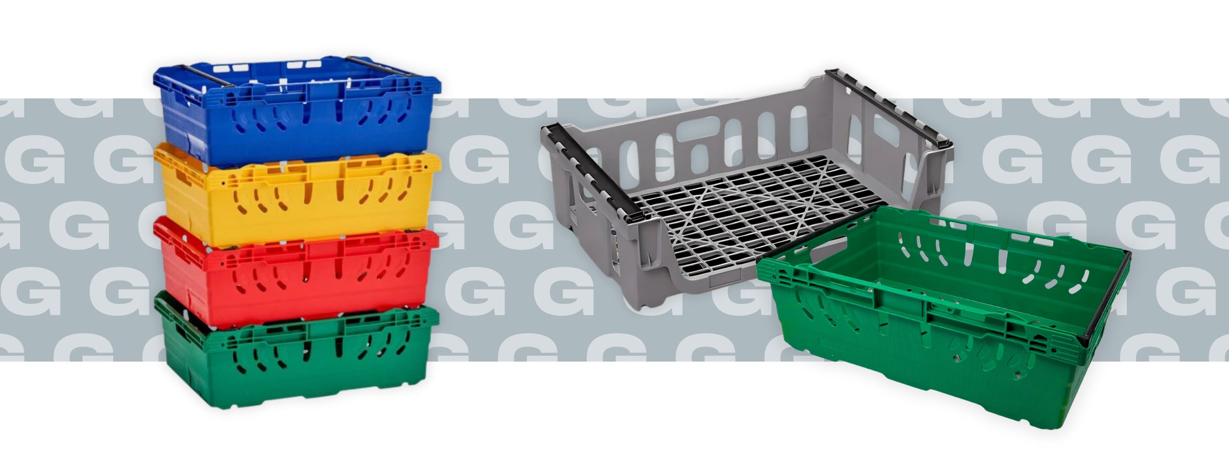 Supermarket Crates, Bale Arm & Bread Baskets | Durable Storage | G ...