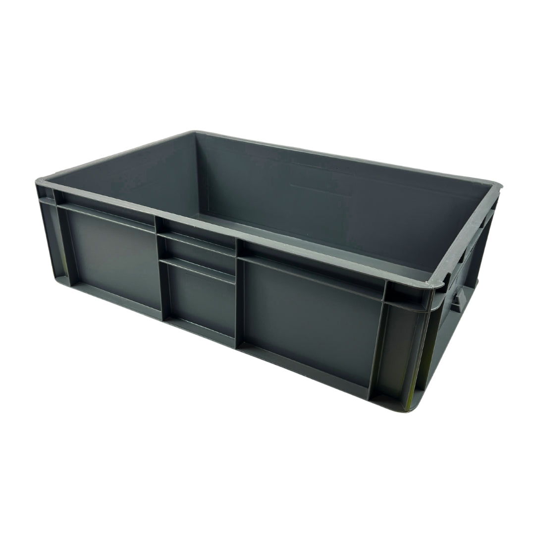 Euro Stacking Plastic Container - Solid 600x400x235mm | G-Force – G ...