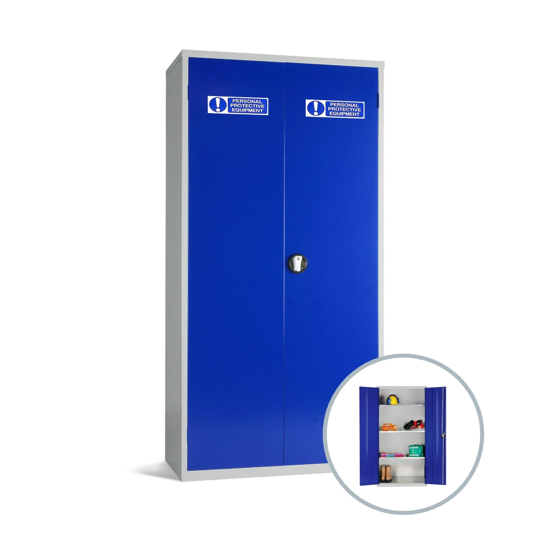 Durable PPE Storage Cabinet with 3 Shelves | G-Force – G-Force Direct