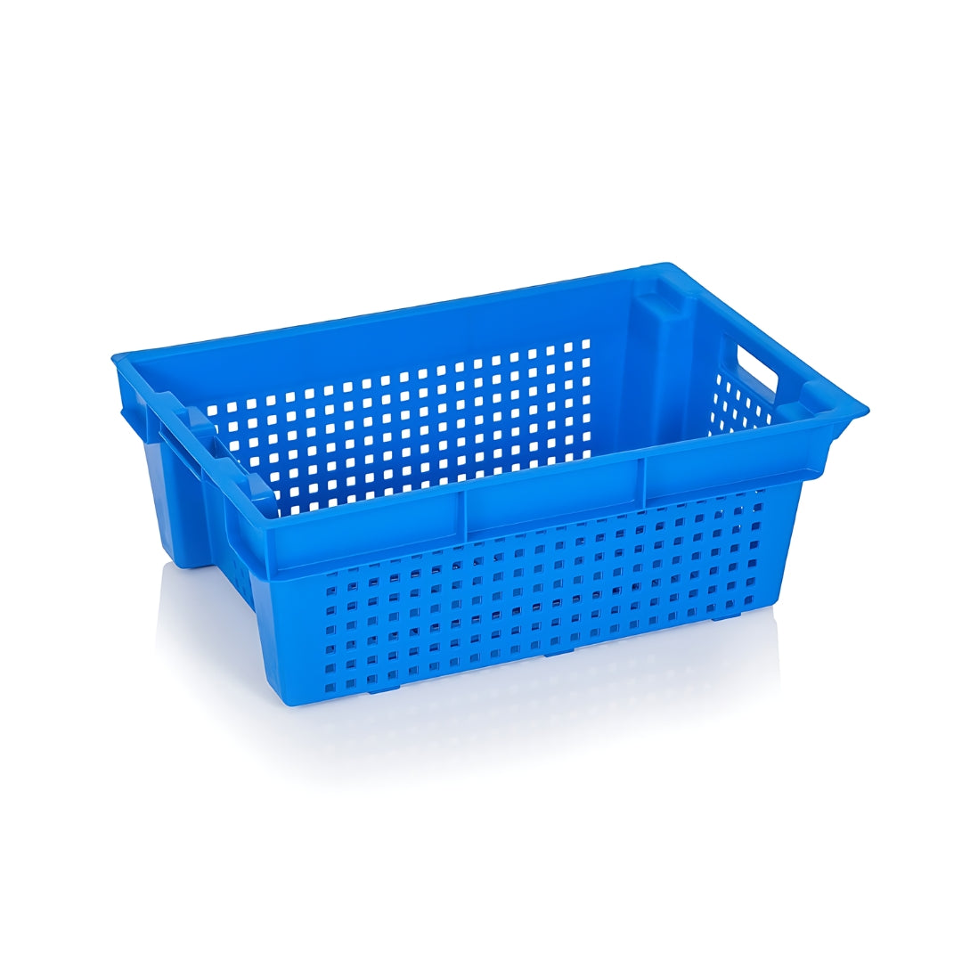 30L Ventilated Plastic Storage Box – Stackable with Handles | G-Force ...