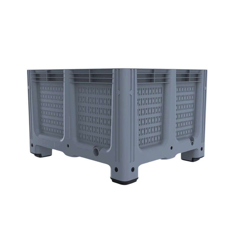 Ventilated Heavy Duty Plastic Pallet Box 1200x1000x760 | G-Force – G ...